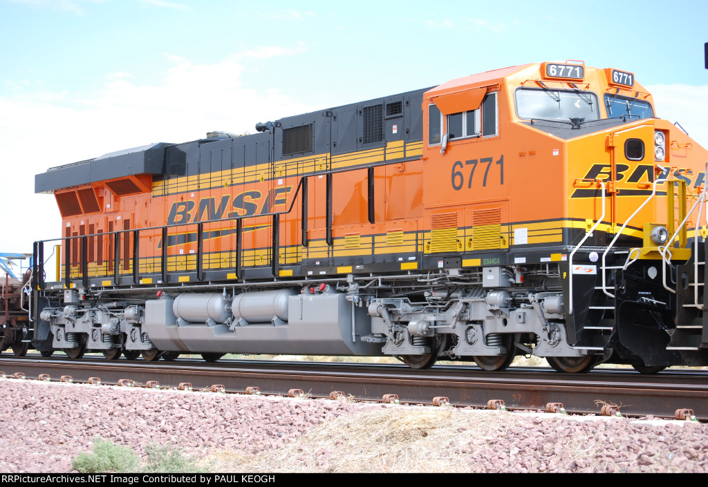 A Very Clean and Brand New BNSF 6771 Fresh out of GE Erie, PA!!!